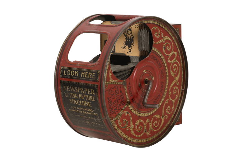 Mini Mutoscope: "newspaper Acting Picture Machine"