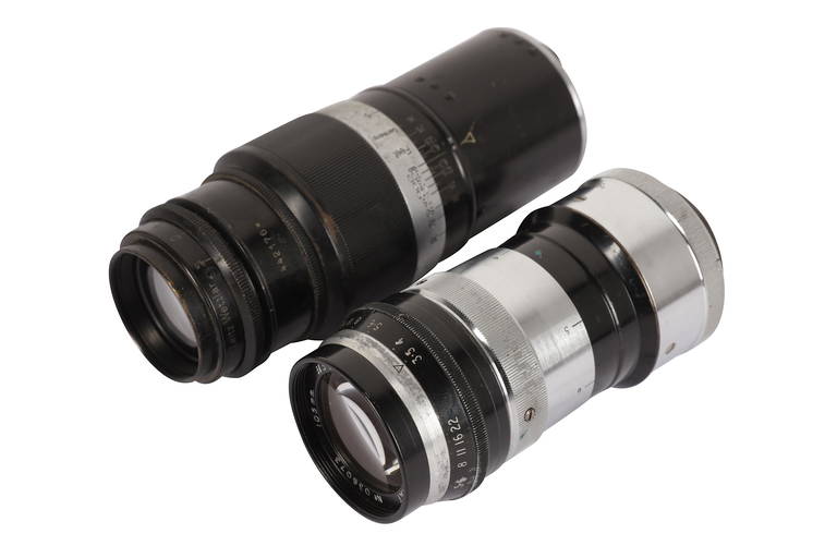 A Pair Of Ltm Telephoto Lenses
