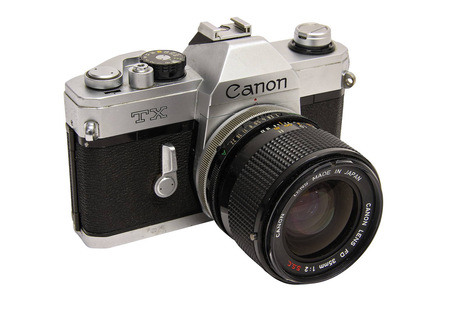 Canon Tx With Canon Fd 35mm F2 S.s.c. Auction