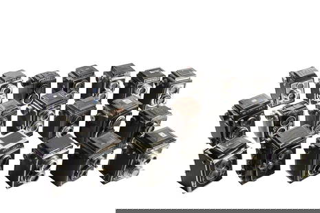 Eight Voigtlander Brilliant Cameras. Auction