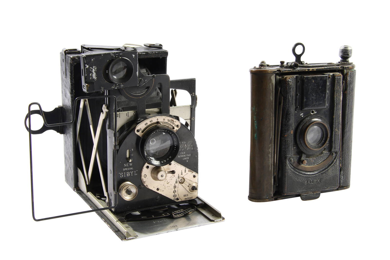 Newman & Guardia New Special Sibyl & Salex Strut Folding Camera. Auction
