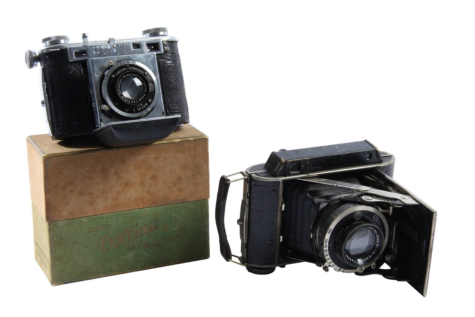 Two Certo Strut Folding Cameras. Auction