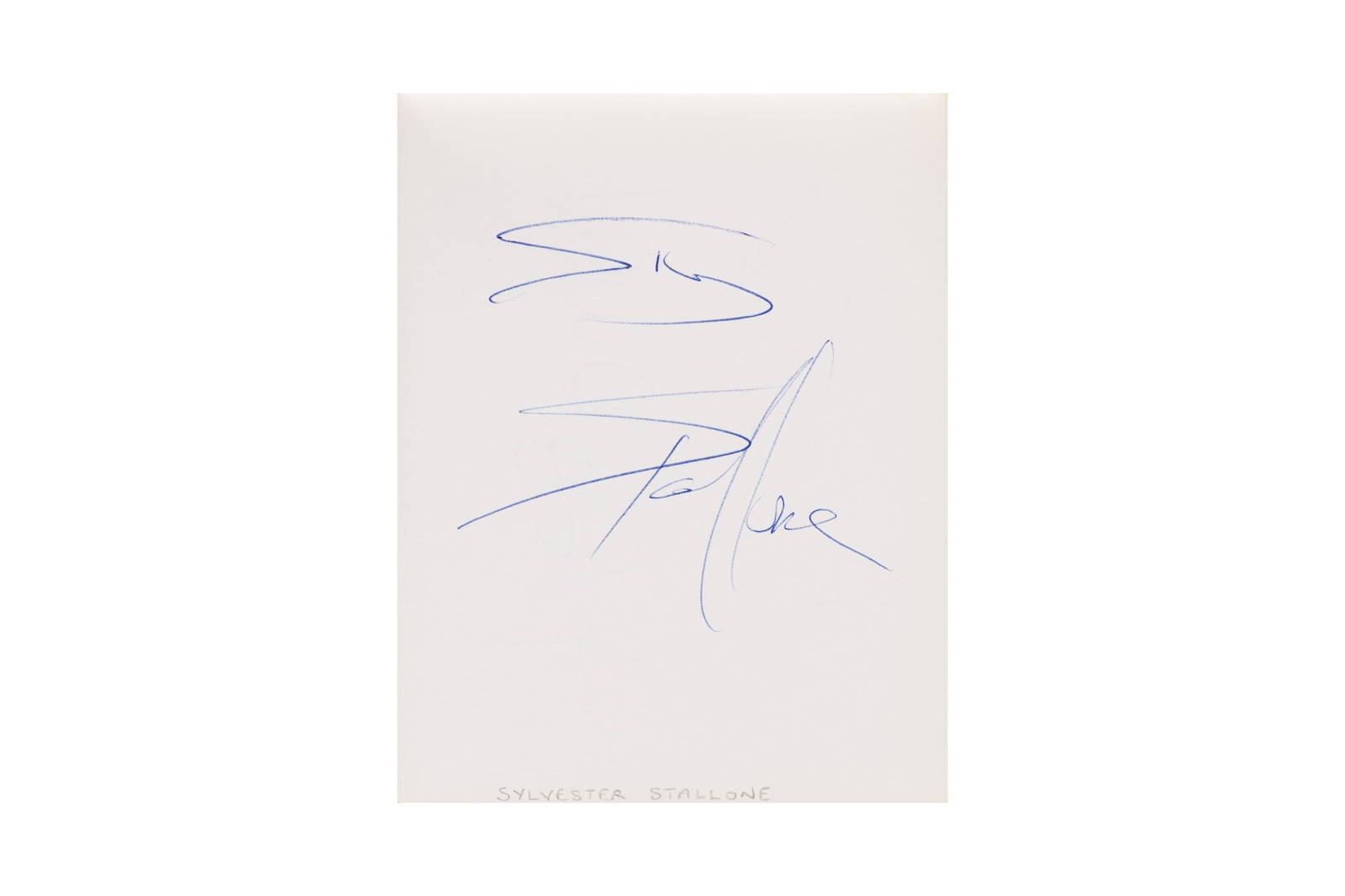 From A Gentleman's Collection. Autograph Album Incl. Sylvester Stallone ...