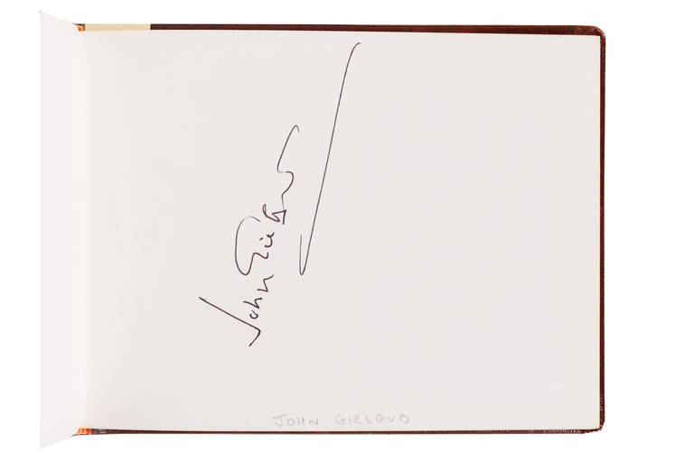 From A Gentleman's Collection. Autograph Albums Incl. John Gielgud