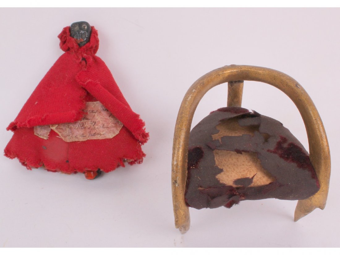 182: A rare Wishbone doll circa 1850s, with a wishbone