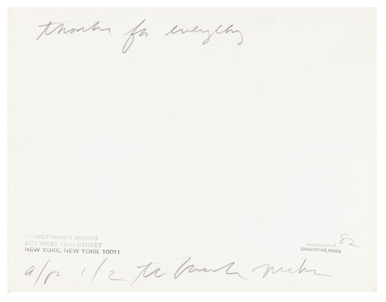 Pub Penthouse 1988 Debra Murphree 20x16 Silver Gelatin