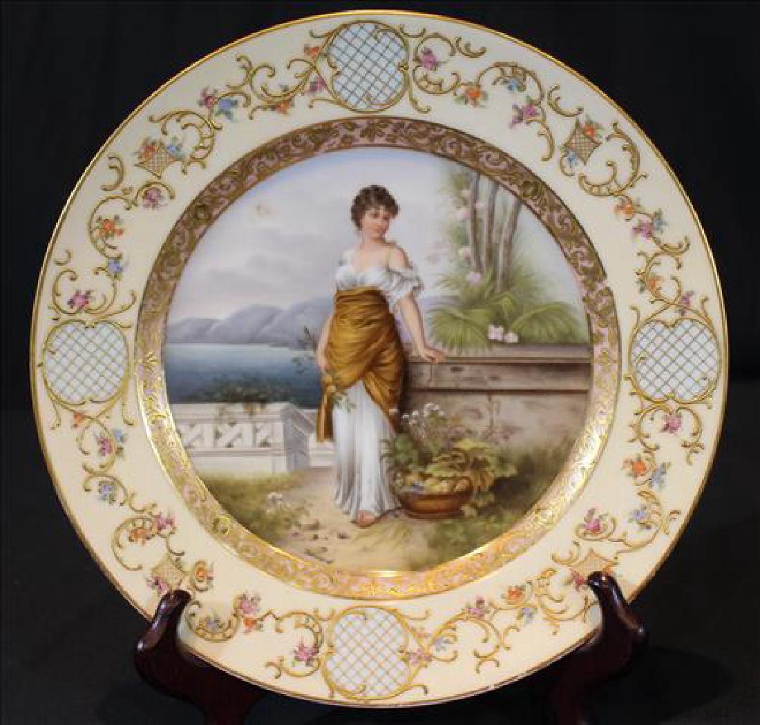 19TH C. ROVYAL VIENNA CABINET PLATE