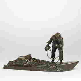 Austrian Figural Bronze Inkwell - Mar 23, 2013 | Fontaine's Auction ...