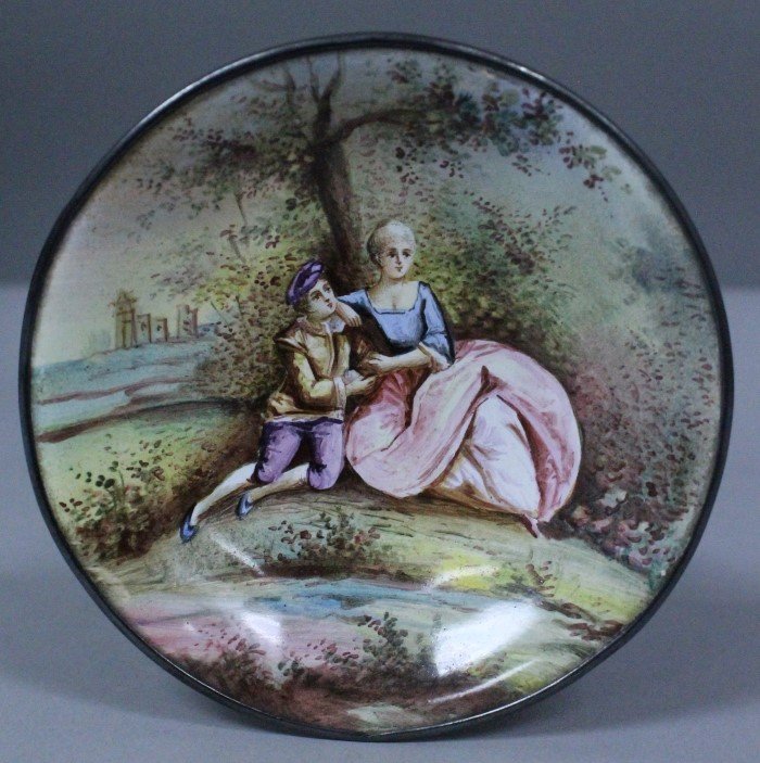 VIENNESE ENAMEL TEASET ON SILVER IN ORIGINAL BOX - Apr 07, 2013 | World ...
