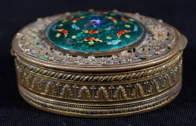 Rare antique vermilion peacocks bronze powder box - Jun 09, 2022 ...