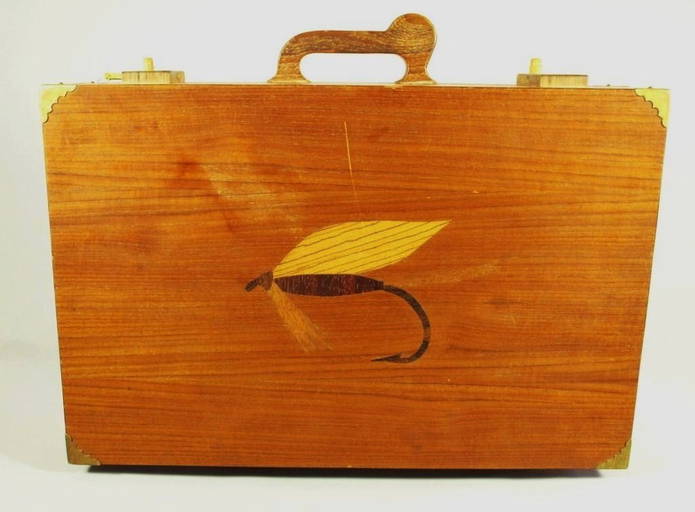Ted Patlen Fly Tying Custom Made Box