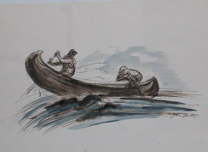 Two Original Illustrations By John Groth