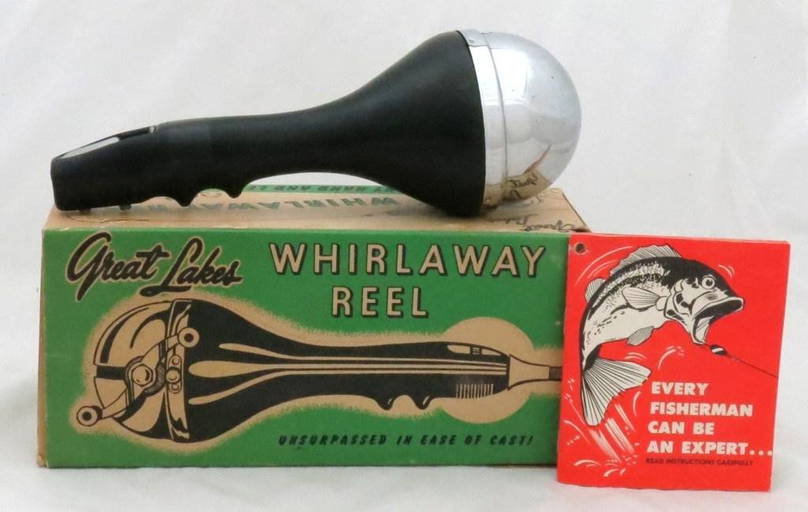 Great Lakes Products "whirlaway Reel" Nib