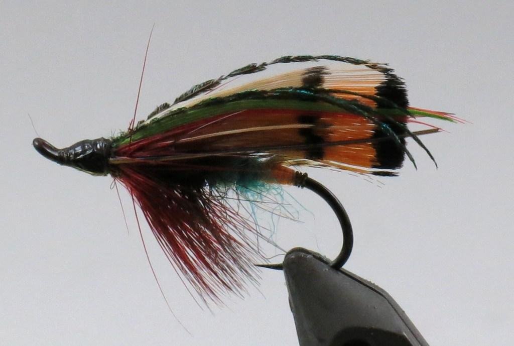 Two Salmon Flies By Harry Darbee