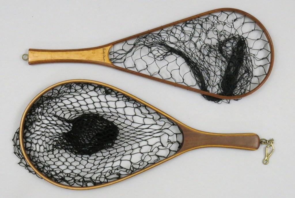 Two Wooden Landing Nets