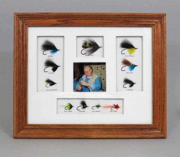 Eleven Salmon Flies Tied By Warren Duncan