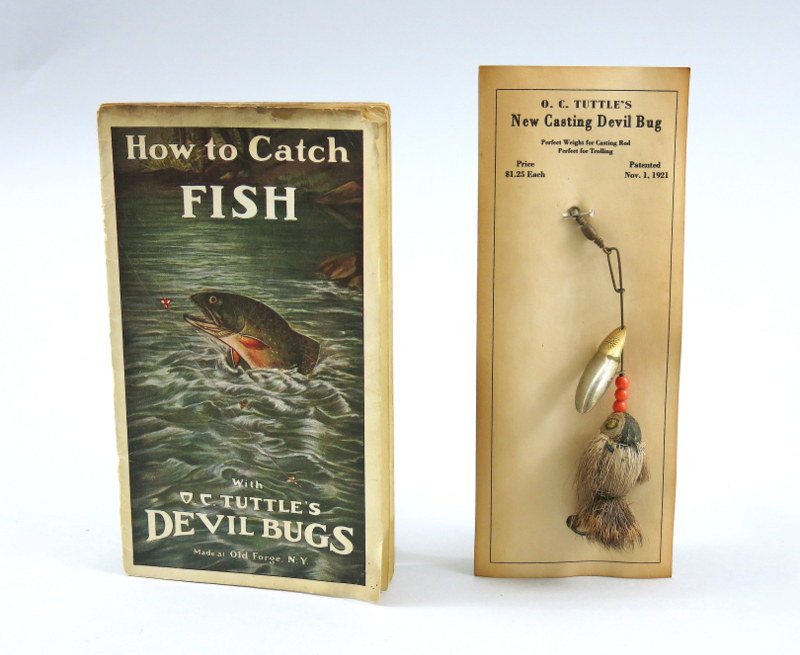 Tuttle Devil Bug on Card and Catalog