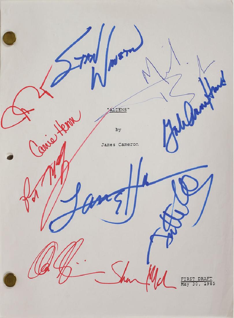 Aliens Signed Script