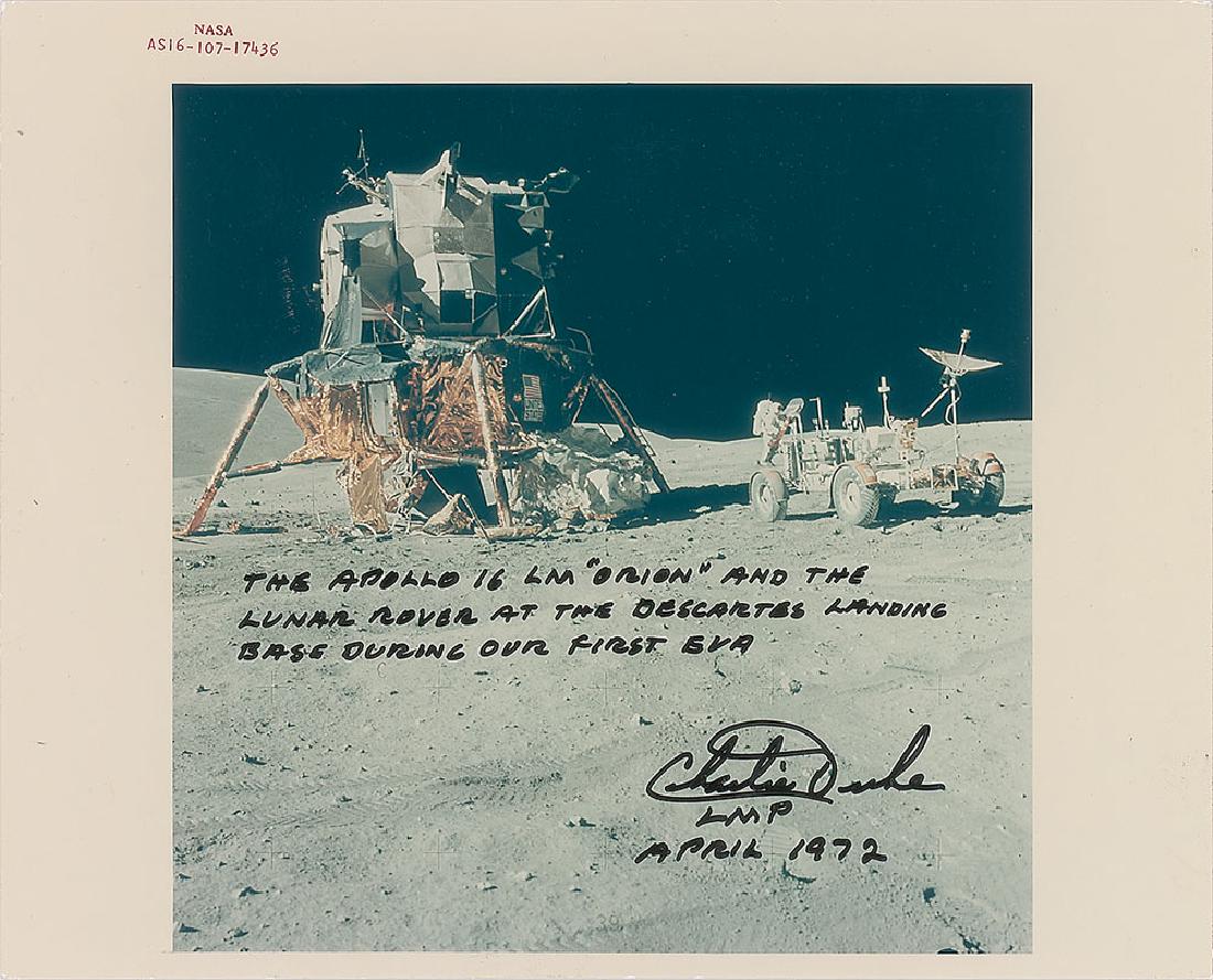 Charlie Duke Signed Photograph