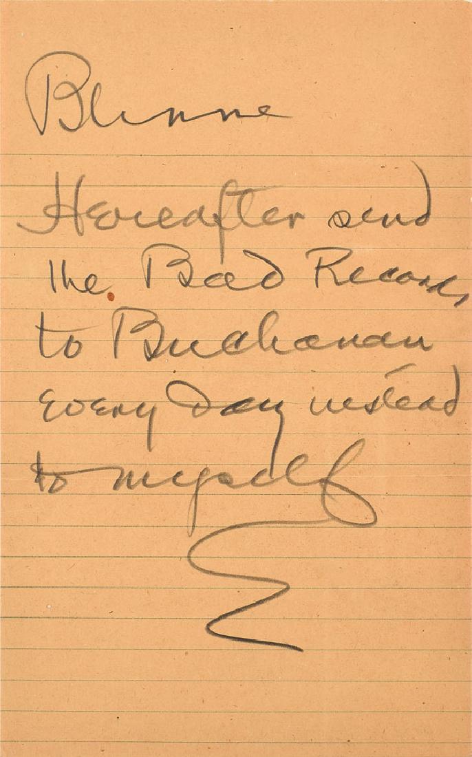 Thomas Edison Autograph Note Signed