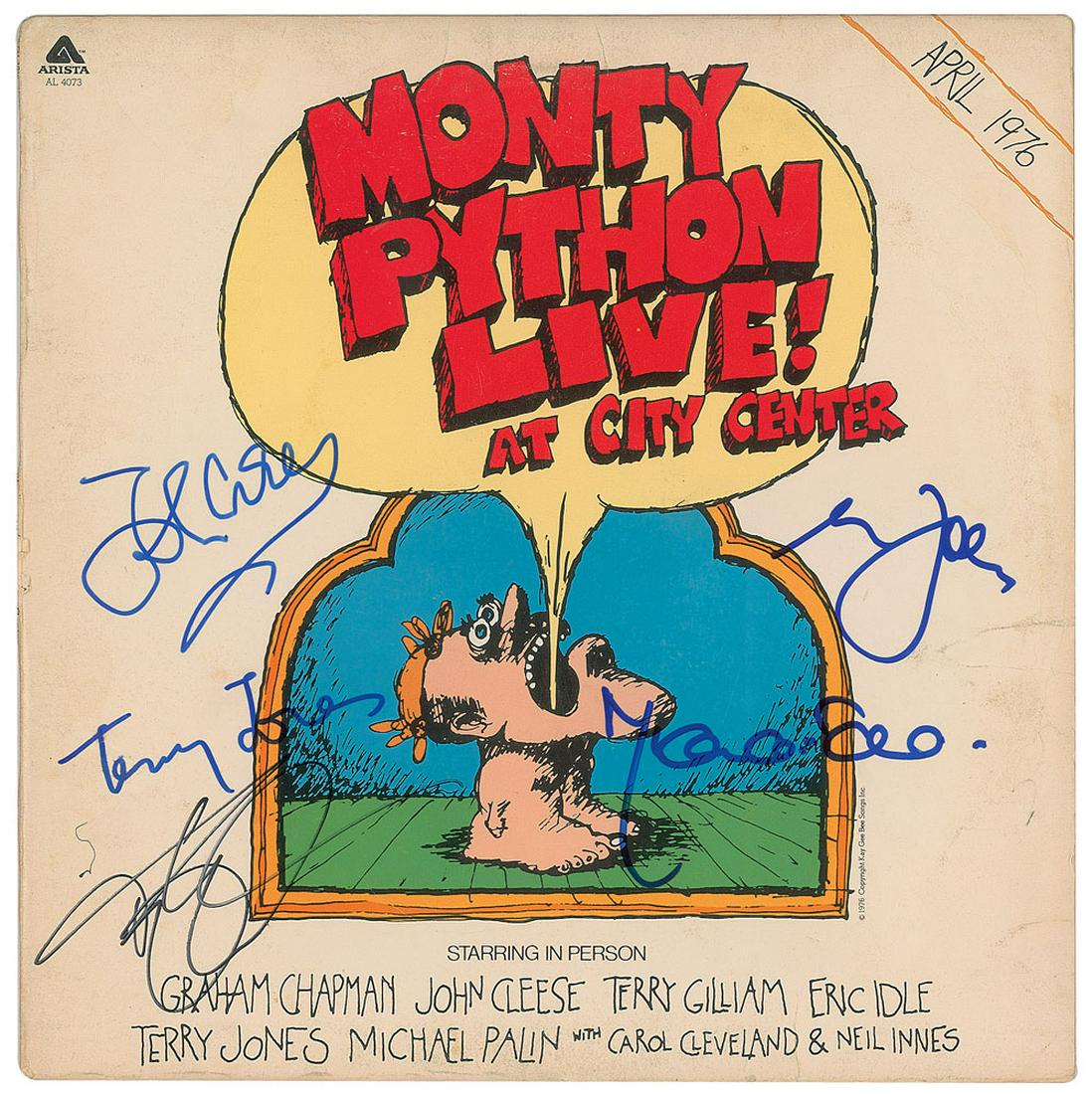 Monty Python Signed Album