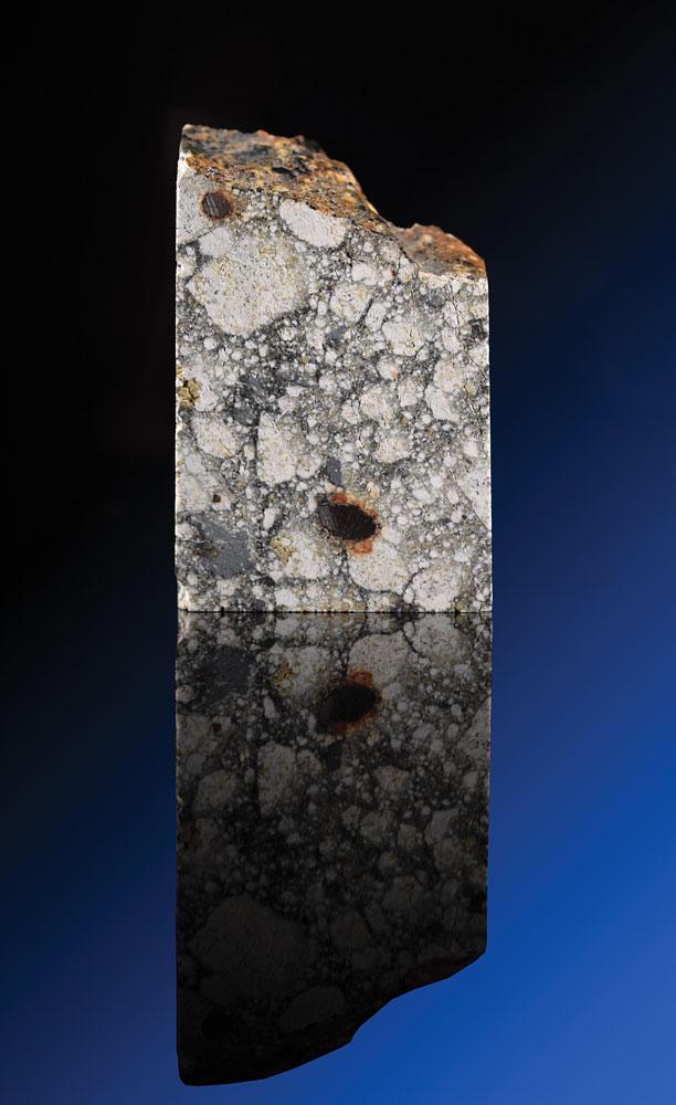 Nwa 5000 Lunar Meteorite Part Slice ('impactor')