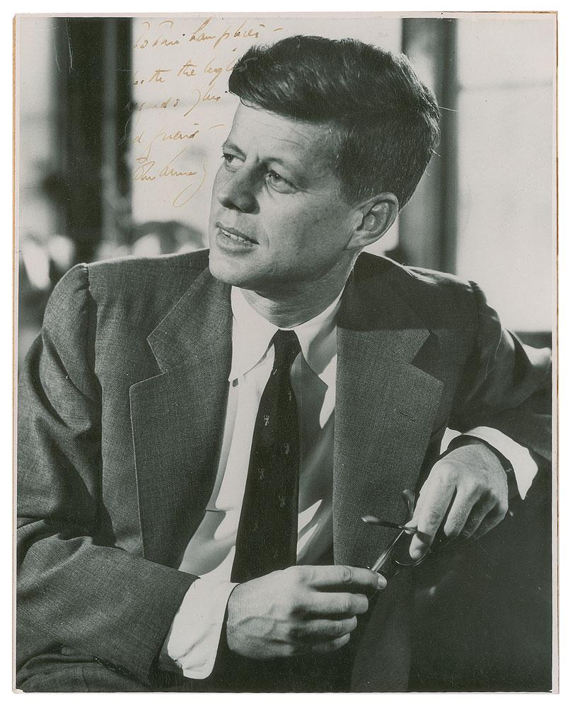 John F. Kennedy Signed Photograph - Nov 06, 2019 | RR Auction in MA