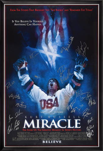 Miracle On Ice Signed Poster