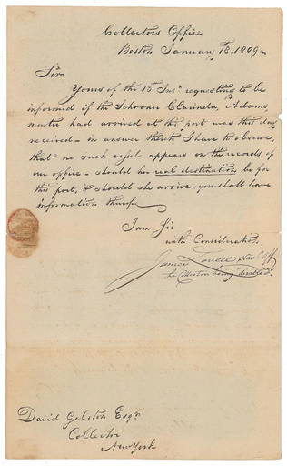 James Lovell Letter Signed
