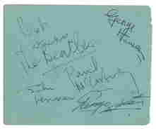 George Harrison Autograph - Dec 04, 2013 | THE FAME BUREAU LIMITED in ...