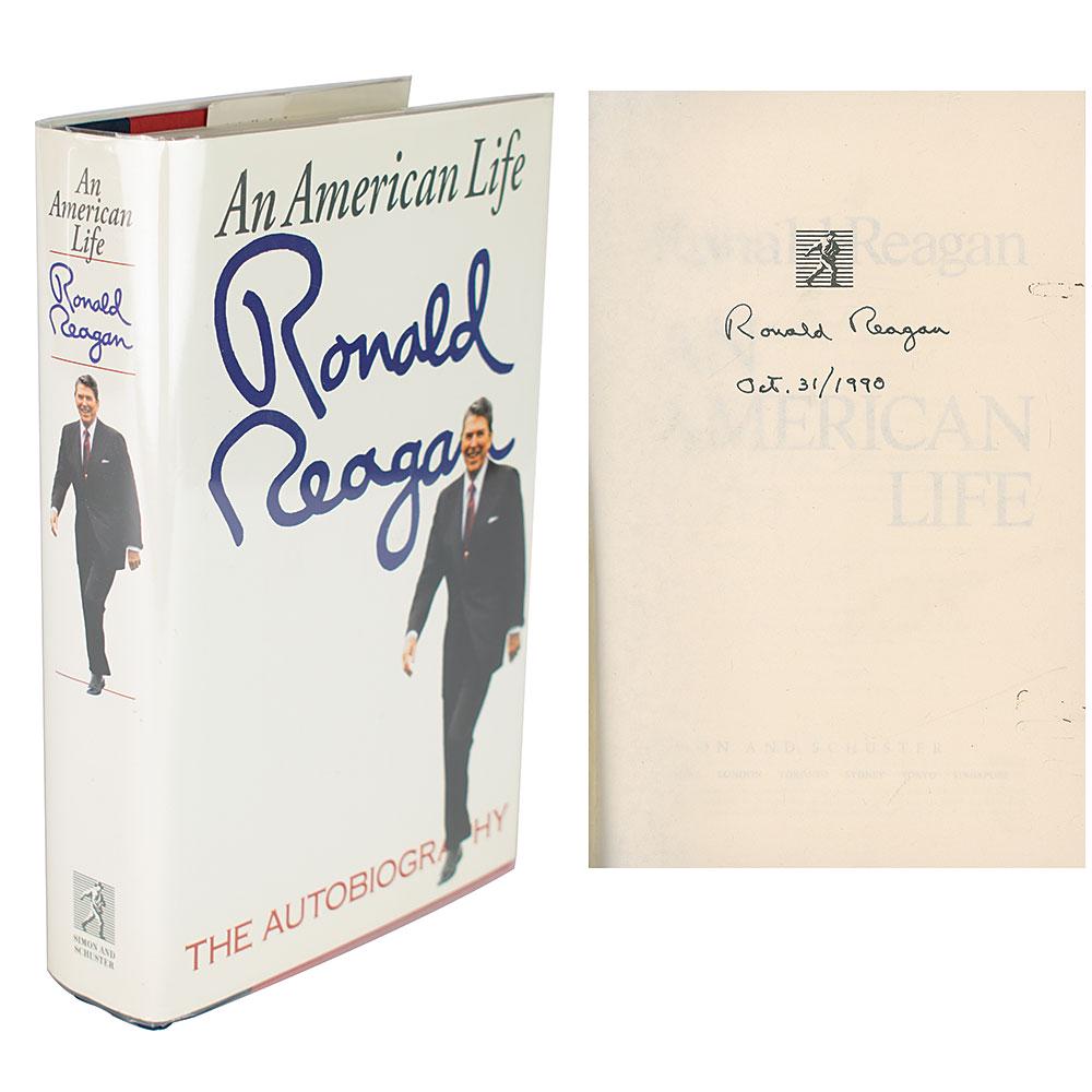 Ronald Reagan Signed Book
