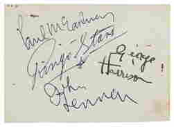 George Harrison Autograph - Dec 04, 2013 | THE FAME BUREAU LIMITED in ...