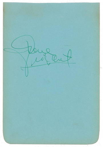 Eddie Cochran And Gene Vincent Signatures