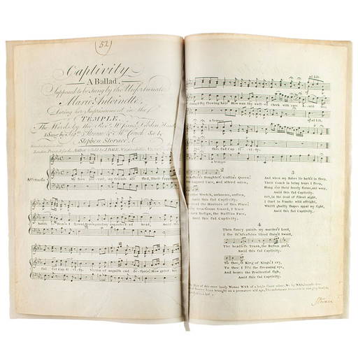 Stephen Storace Signed Sheet Music - Dec 09, 2020 | RR Auction in MA