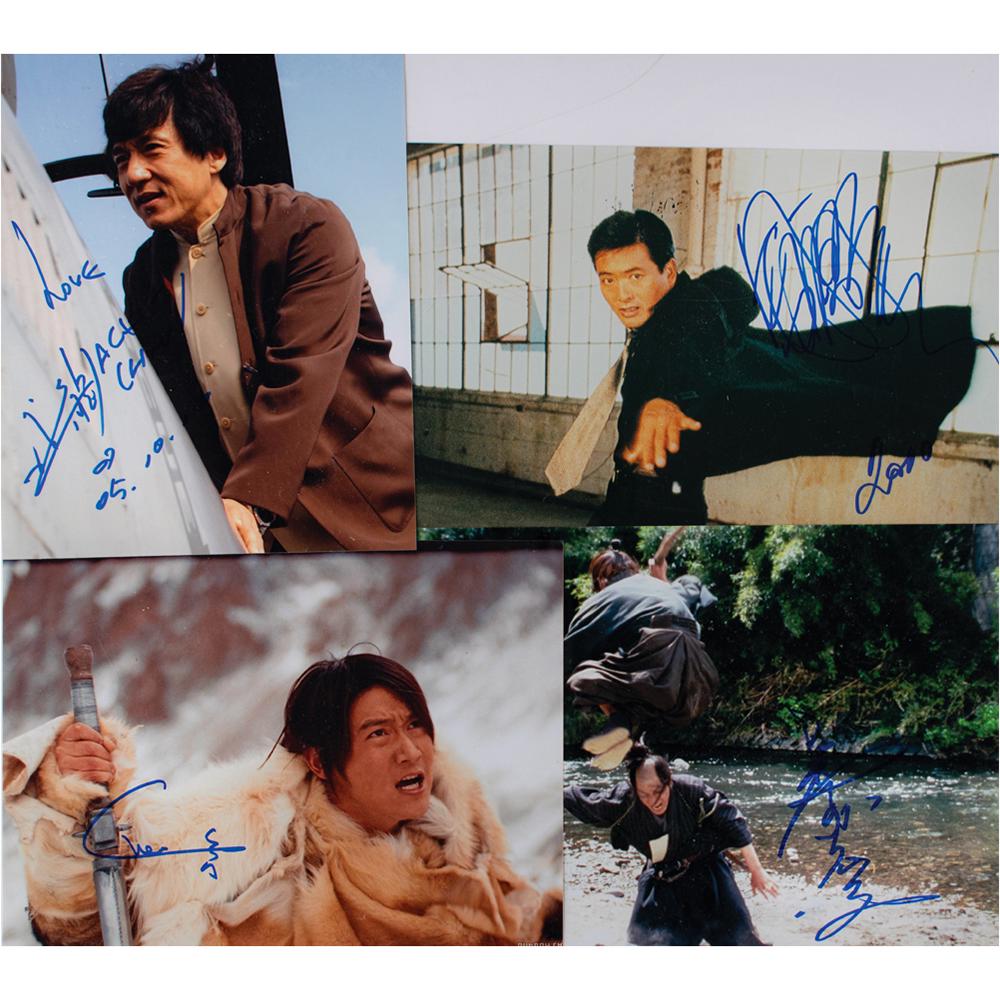 Asian Actors Signed Photographs
