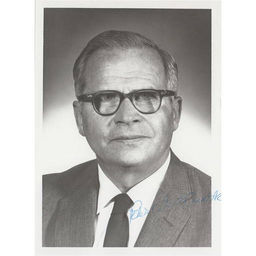 Peter Carl Goldmark Signed Photograph
