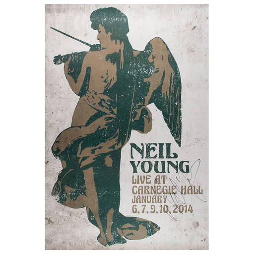Neil Young Signed Poster