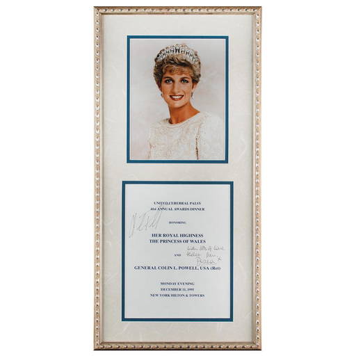 Princess Diana Signed Program