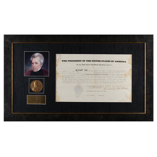 Andrew Jackson Document Signed as President - Aug 11, 2021 | RR Auction ...