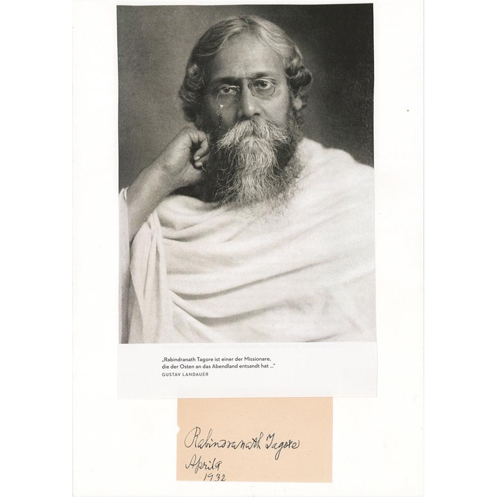Rabindranath Tagore Signature - Aug 11, 2021 | RR Auction in MA
