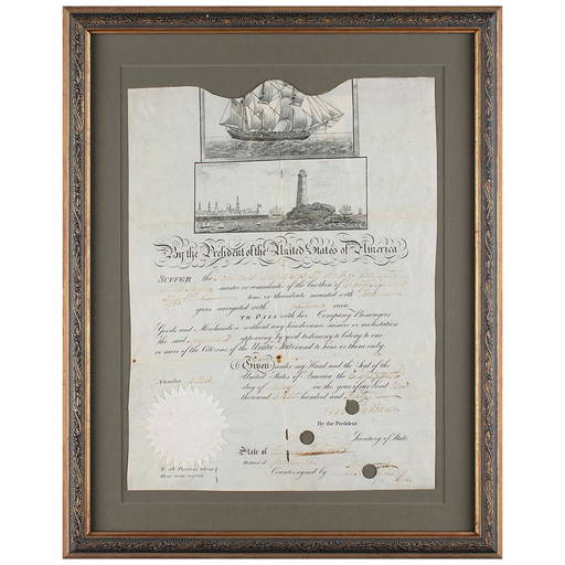 Martin Van Buren Document Signed as President - Sep 15, 2021 | RR Auction in MA