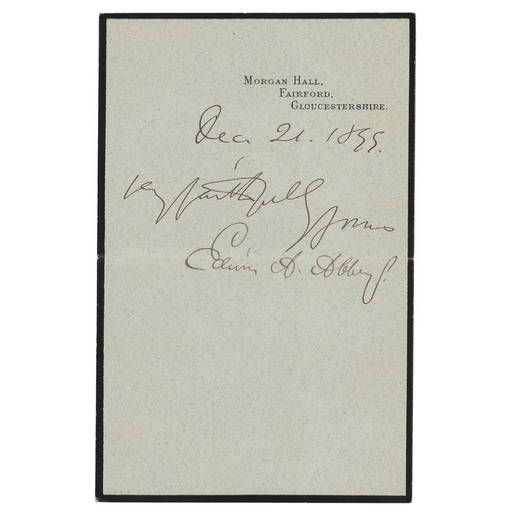Edwin Austin Abbey Signature