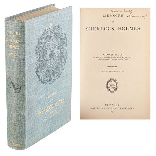 Arthur Conan Doyle Signed Book