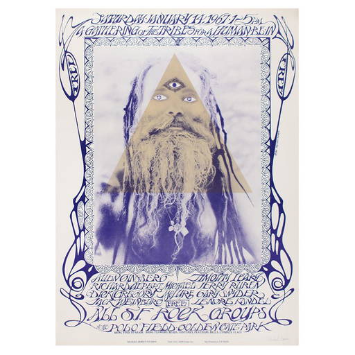 Human Be-In Poster Signed by Michael Bowen (#4298) on Nov 18, 2021 | RR ...