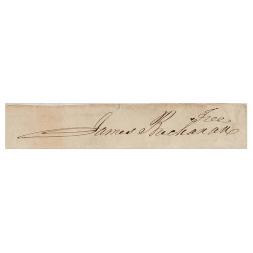 James Buchanan Signature