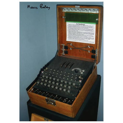 Mavis Batey Signed Photograph