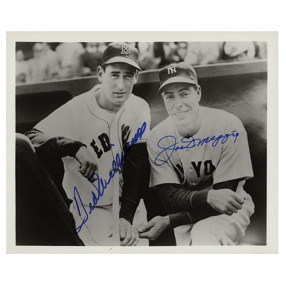Ted Williams And Joe Dimaggio Signed Photograph