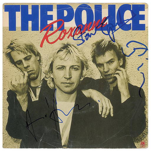 The Police Signed 45 Rpm Record