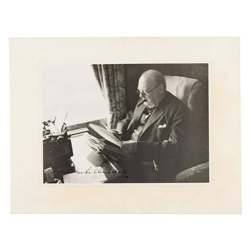 Winston Churchill Signed Photograph (#0156) on Jun 15, 2022 | RR ...