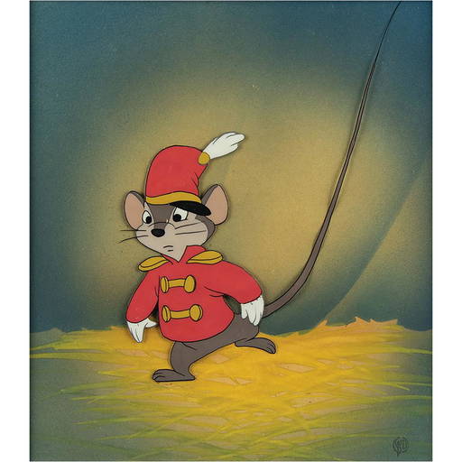 Timothy Q. Mouse Production Cel From Dumbo